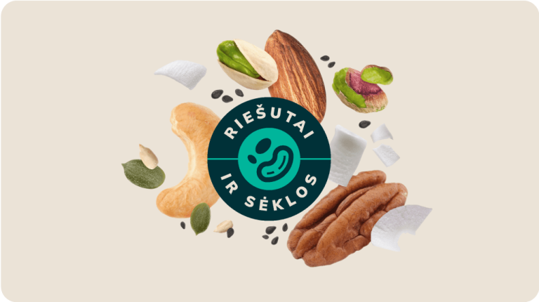 Riešutai ir sėklos - Inobera